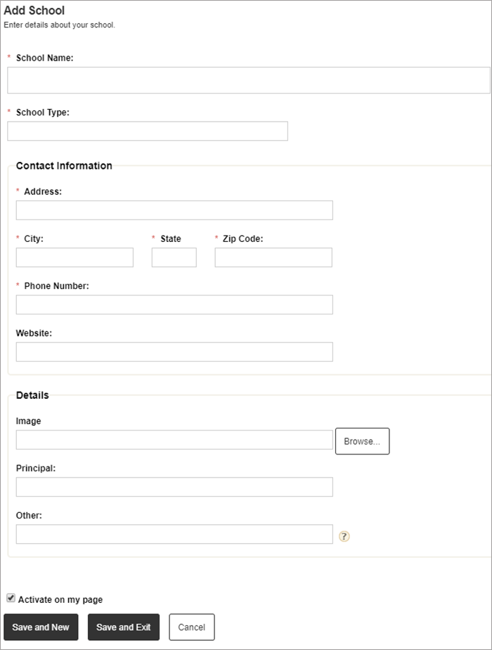 School Directory App – Community Engagement