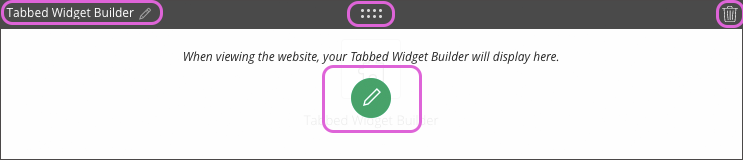 Tabbed Widget Builder App – Community Engagement